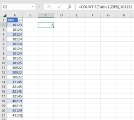 How to count items in an Excel list | TechRepublic