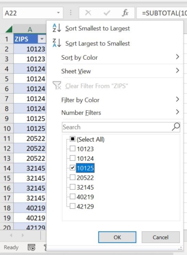How to count items in an Excel list | TechRepublic