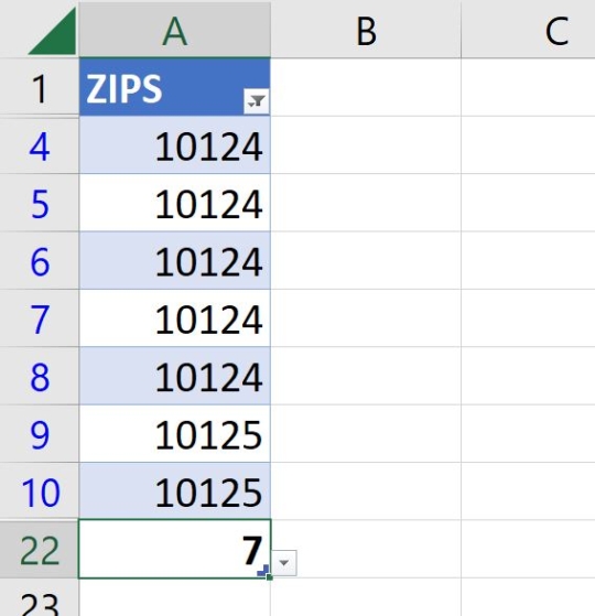 How to count items in an Excel list | TechRepublic