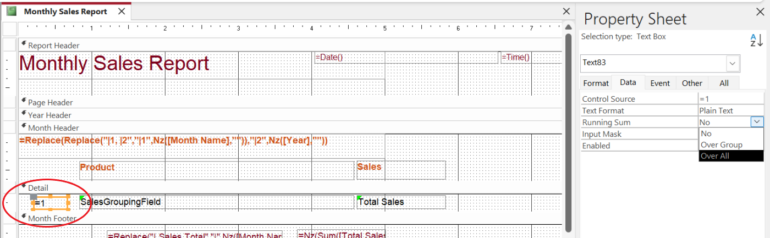 How to Number Report Records in Microsoft Access