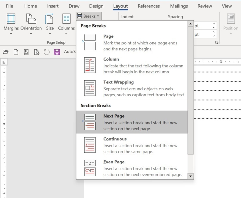 How to Use Section Breaks to Control Formatting in Word
