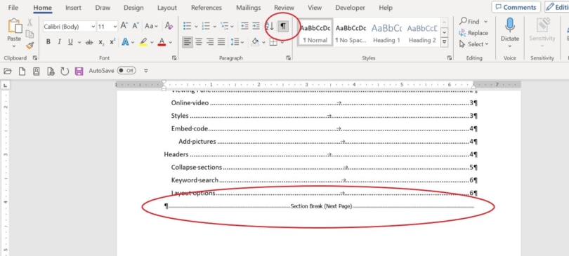 How To Use Section Breaks To Control Formatting In Word