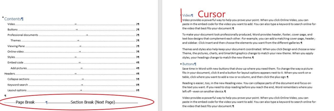 How to Use Section Breaks to Control Formatting in Word