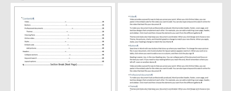 How To Use Section Breaks To Control Formatting In Word