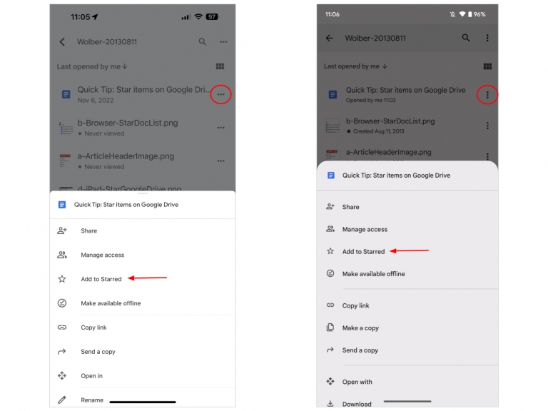 Quick tip: Star files on Google Drive - TechRepublic