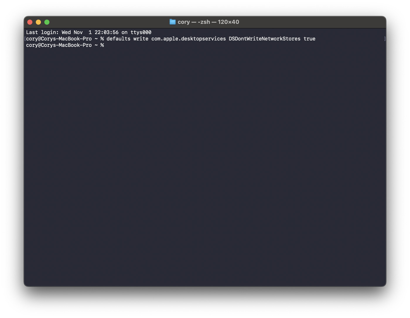 How to Disable the Creation of .DS_Store Files From a Mac