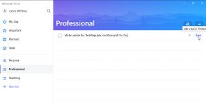 How to use Microsoft To-Do to keep track of your professional and ...