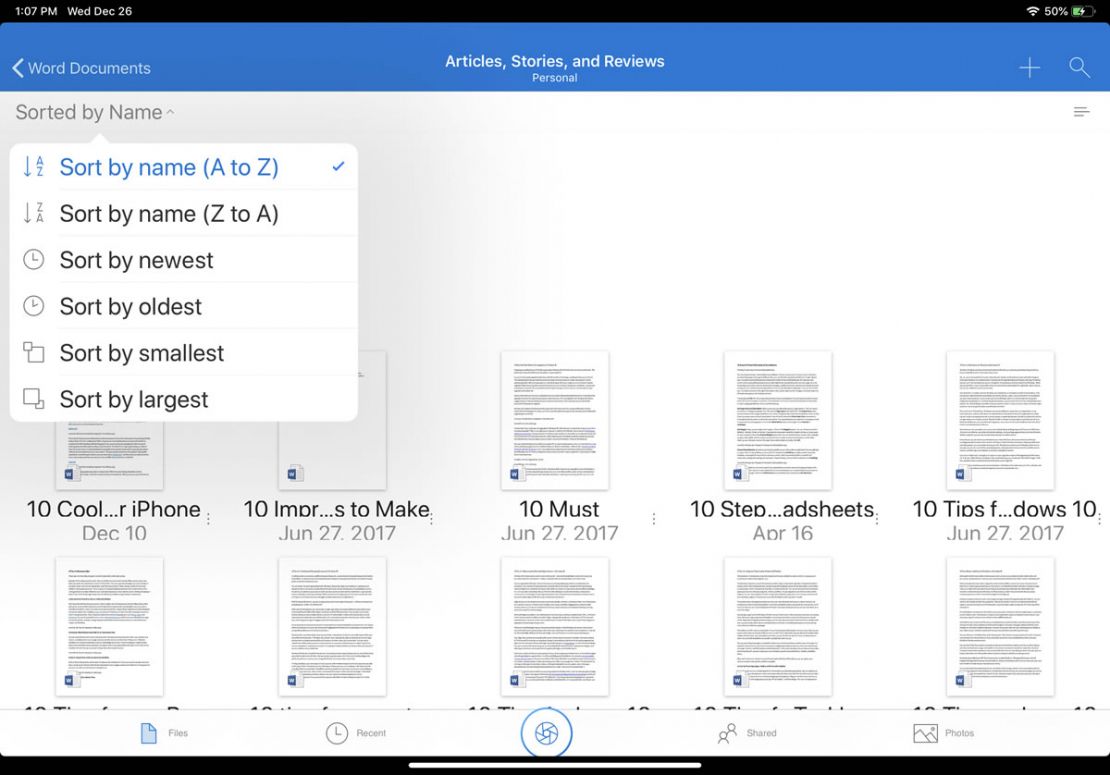 How to use Microsoft OneDrive on your iOS or Android device