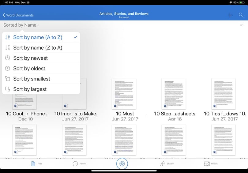 How to use Microsoft OneDrive on your iOS or Android device - TechRepublic