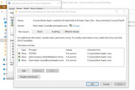 How to change ownership of files and folders in Windows 10