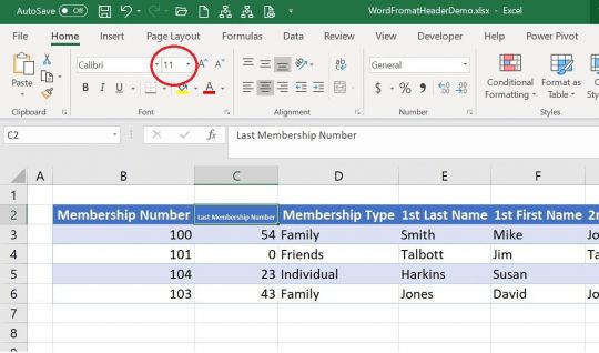 Excel tip: Three cell formats that will make header text fit