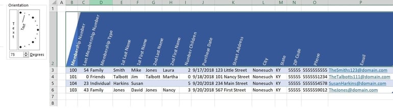 Excel tip: Three cell formats that will make header text fit