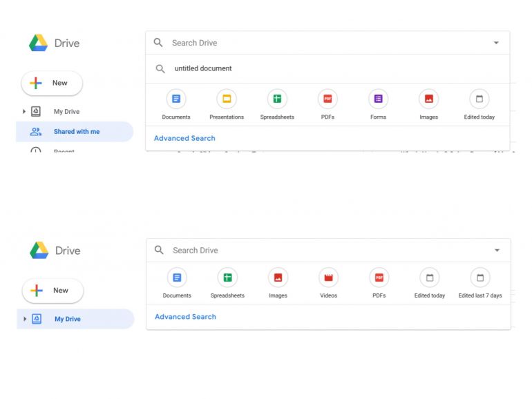 G Suite: How to quickly filter files with Google Drive Search and Cloud ...