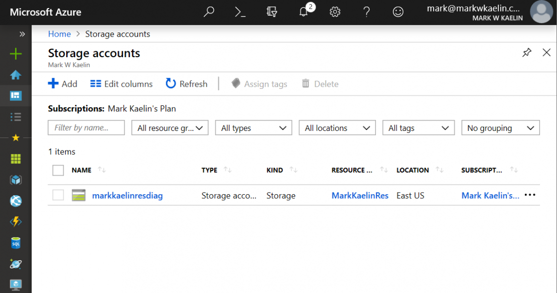 How To Create A Storage Account In Microsoft Azure