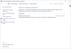How to optimize Windows 10 power settings for higher performance