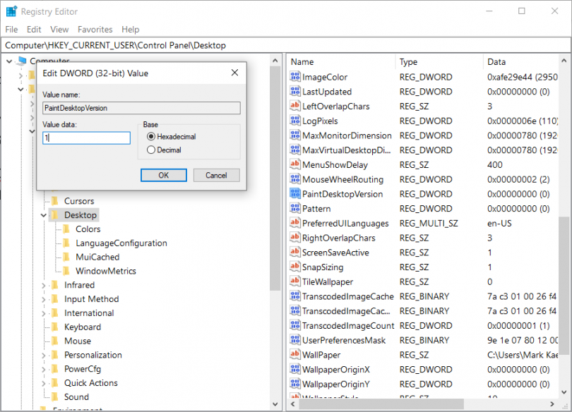 How to permanently display the Windows 10 version on the desktop ...