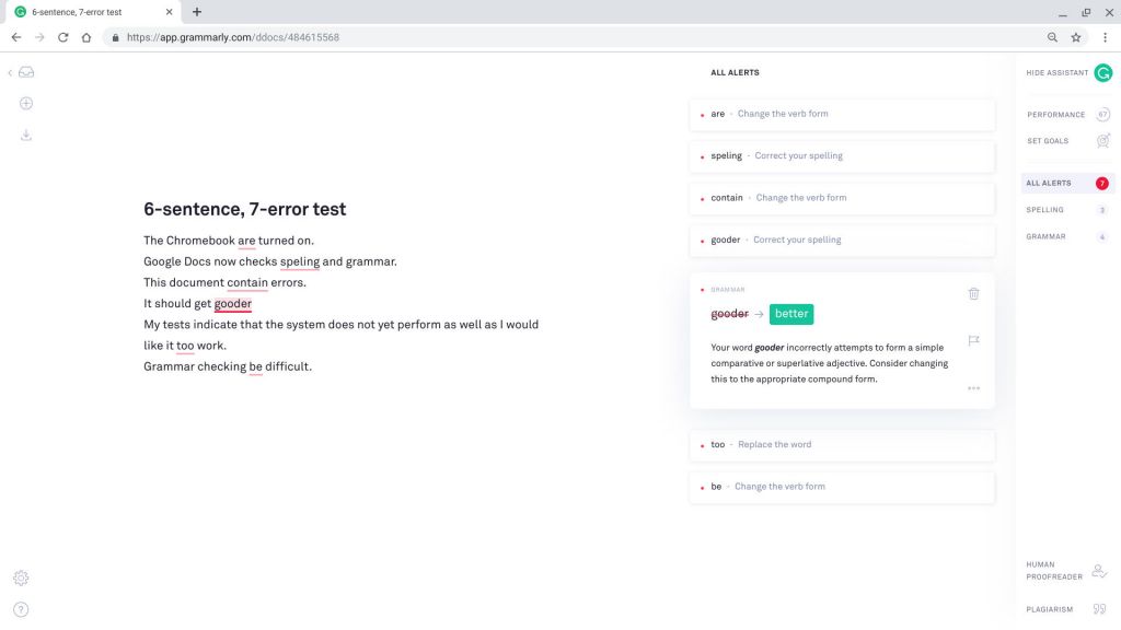 How Google Docs grammar check compares to its alternatives