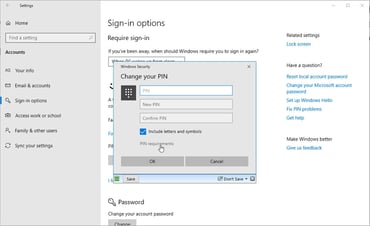How to change the complexity of your Windows PIN | TechRepublic