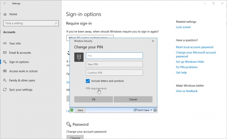 How to change the complexity of your Windows PIN | TechRepublic