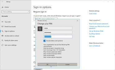 How to change the complexity of your Windows PIN | TechRepublic