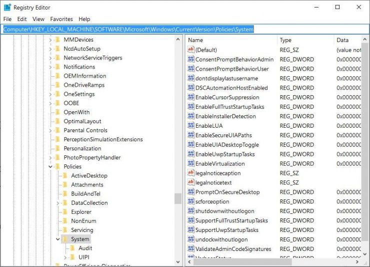 How to add a legal message to the Windows 10 login