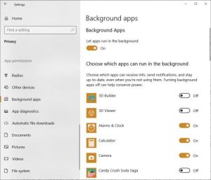 How to turn off background apps in Microsoft Windows 10 - TechRepublic