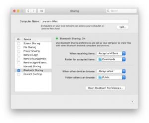 How to share files with another Mac using macOS Bluetooth File Exchange ...