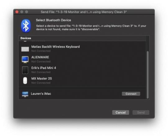 How to share files with another Mac using macOS Bluetooth File Exchange ...