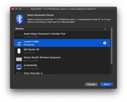 How to share files with another Mac using macOS Bluetooth File Exchange ...