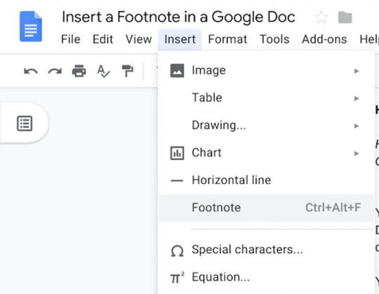 How to add footnotes in Google Docs - TechRepublic