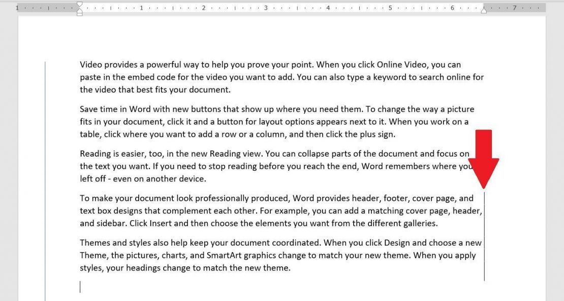 How to add vertical lines to a Word document using Office 365 ...