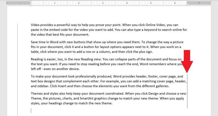 How to add vertical lines to a Word document using Office 365 ...