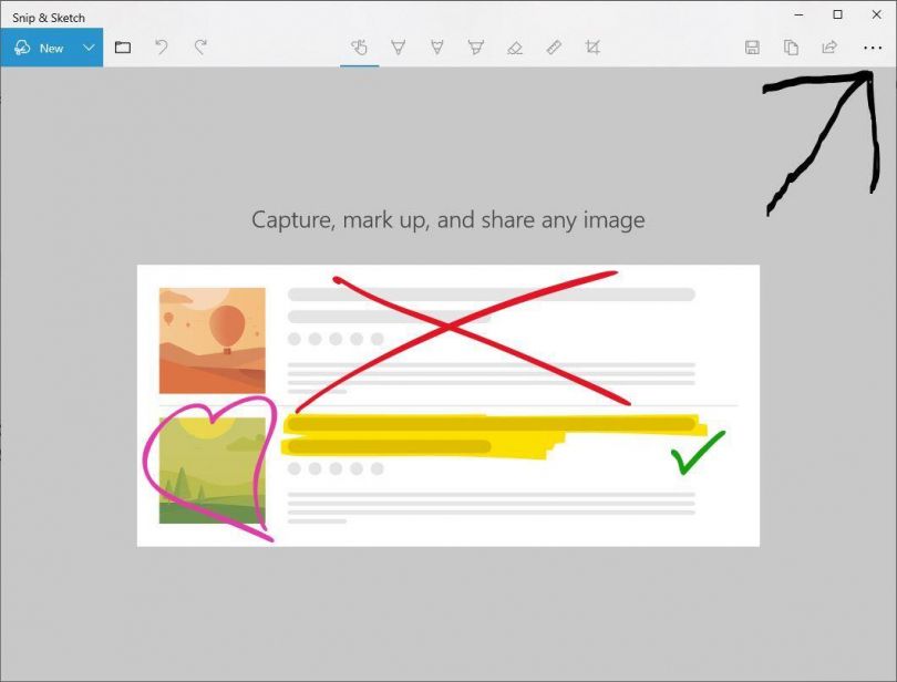How to change settings so Windows 10 image snipping opens with print screen