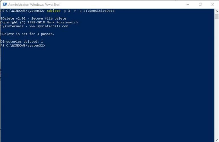 How to securely and completely delete files in Windows 10 without third ...