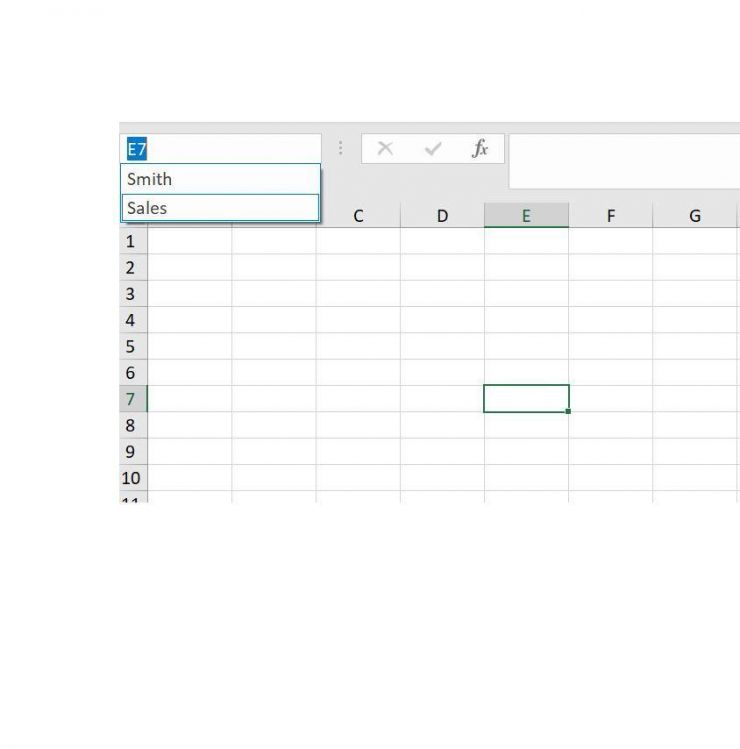 How to use named ranges to quickly navigate an Excel workbook ...