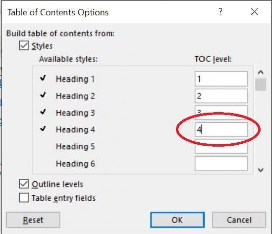 Office Q&A: How to remove page numbers from a table of contents in a ...