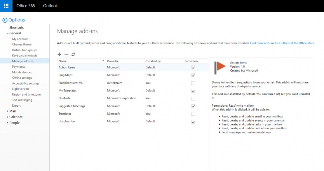 How to install and manage add-ins in Microsoft Outlook