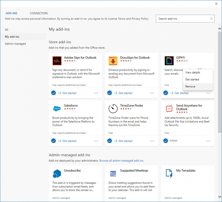 How to install and manage add-ins in Microsoft Outlook