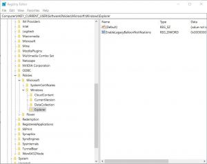 How to change Windows 10 toast notifications into balloon notifications ...