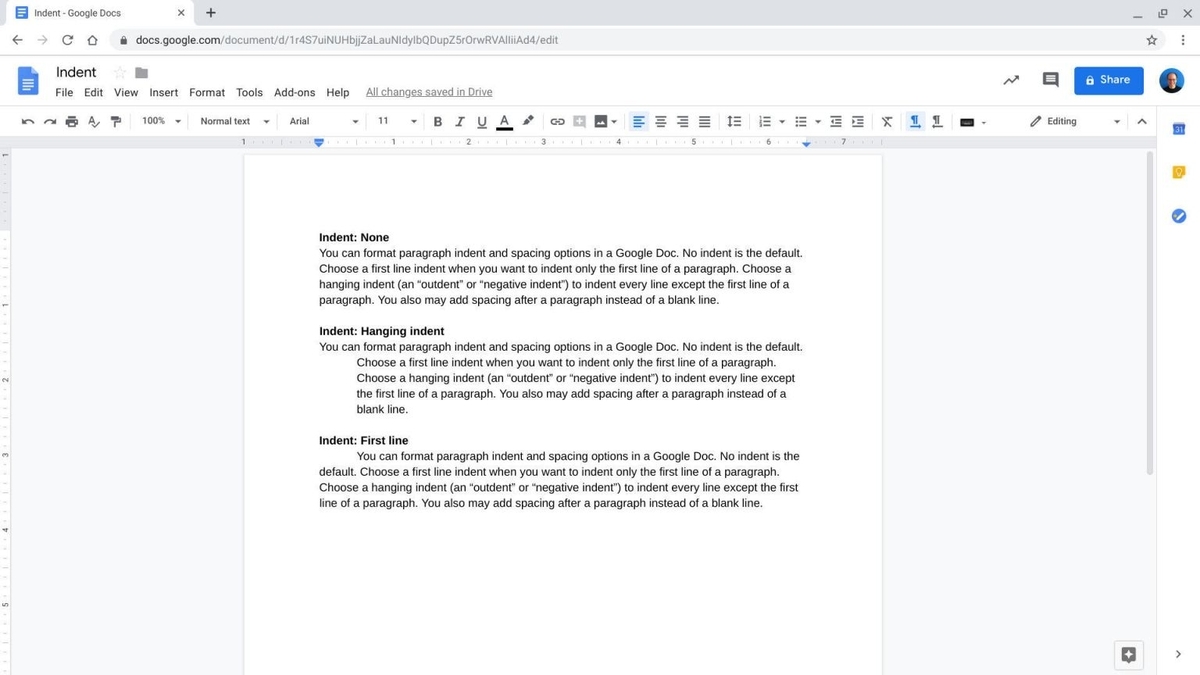 How to make your Google Docs easier to read using indents and spacing ...