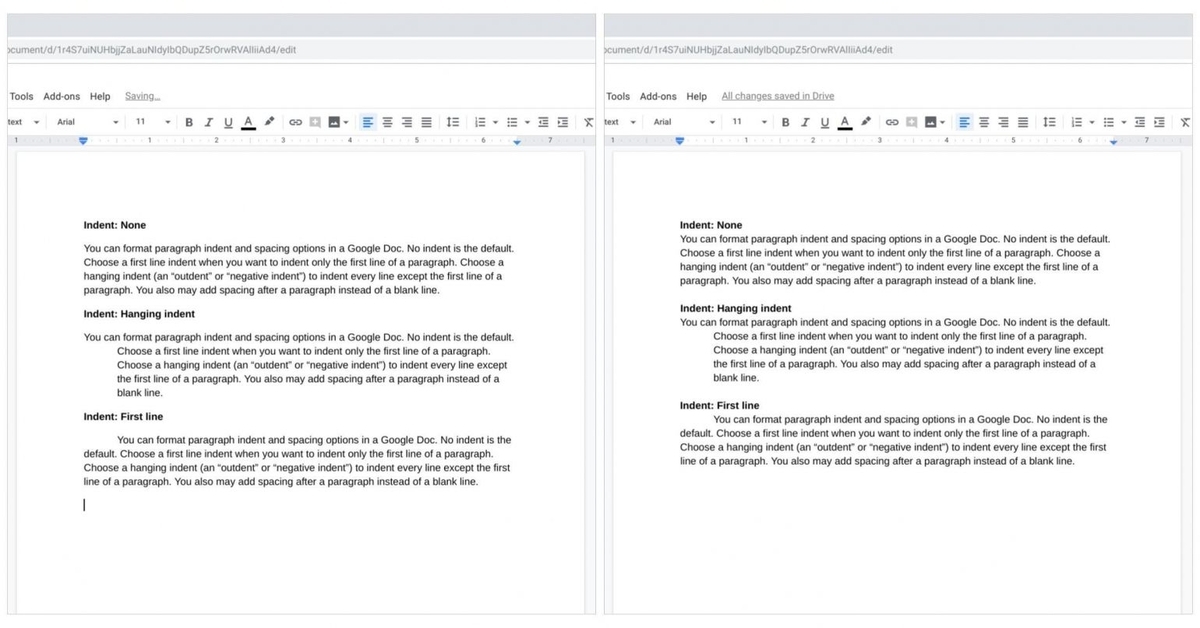 How to make your Google Docs easier to read using indents and spacing ...