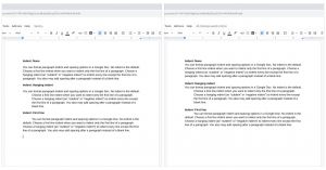 How to make your Google Docs easier to read using indents and spacing ...