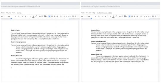 How to make your Google Docs easier to read using indents and spacing ...