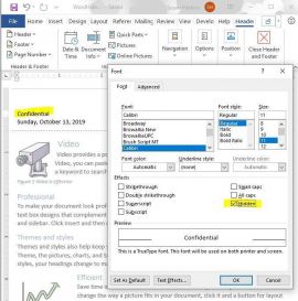 How to hide content on-screen in Word, but still print it | TechRepublic