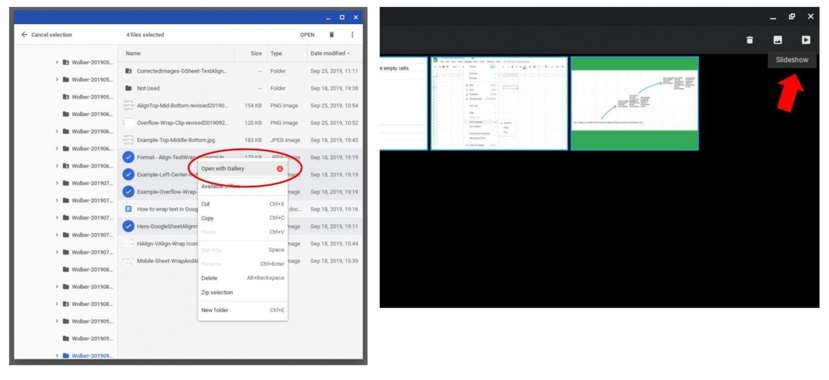 How to create a slideshow from Google Photos or Google Drive