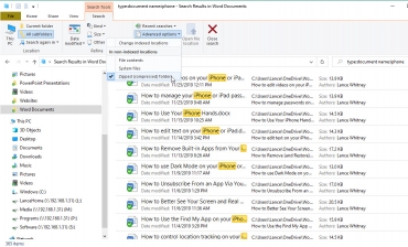 How to Use the Search Tool in Windows 10 File Explorer