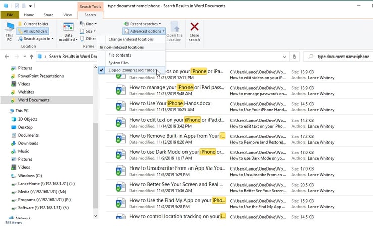 How to Use the Search Tool in Windows 10 File Explorer