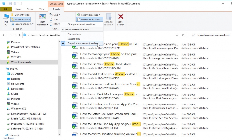 How to Use the Search Tool in Windows 10 File Explorer