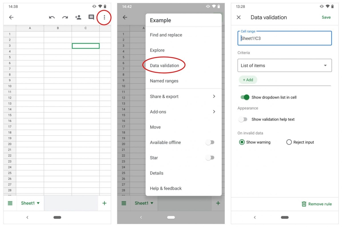 How to create a drop-down list in Google Sheets - TechRepublic