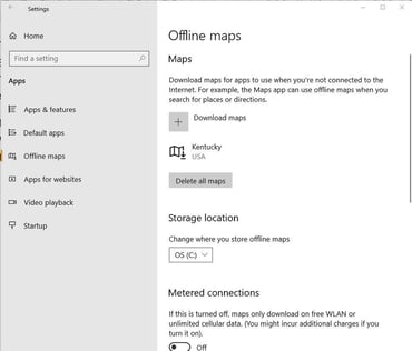 How to configure and download offline maps in Windows 10 - TechRepublic